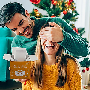 Mystery Surprise Box Set of 4 Gift Box Assorted Sizes Nesting Surprise Boxes for Gift Toy Candy Wrapping, Suitable for parties, Christmas, Halloween, Holidays, Family Parties or Large Events