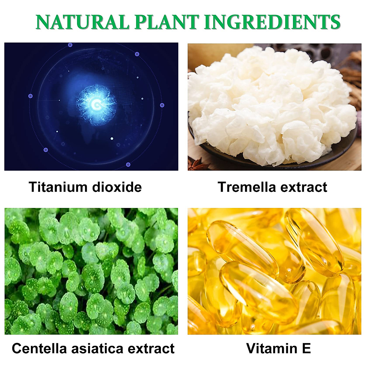 CAHIUYOA 2PCS Mushroom Head Air Cushion CC Cream BB Cream Foundation Full Coverage Foundation 24HR Matte Oil Control Concealer With Makeup Face Primer & Petal-Shaped Cosmetics Brush（Natural）