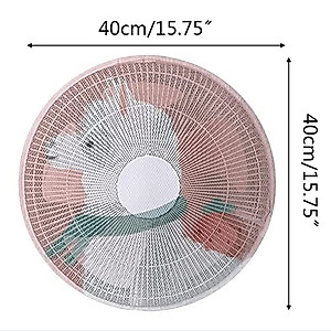 KDDOM 1 Piece Cartoon Fan Guard Net Dust Cover Cute Washable Dustproof Safety Fan Filters Kid Finger Protector