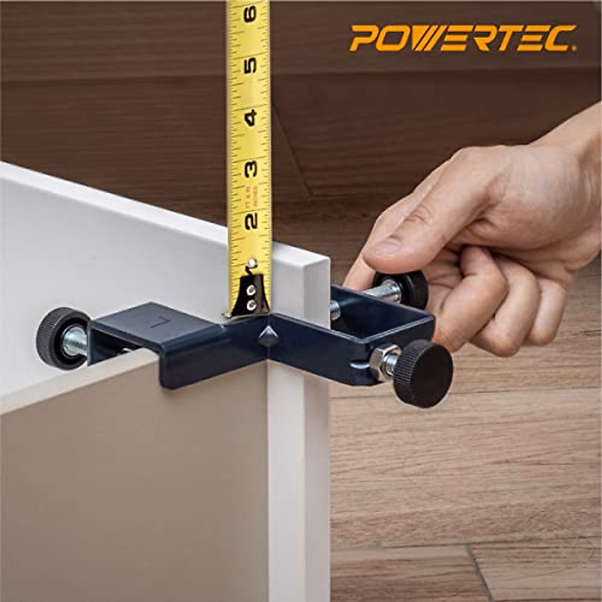 POWERTEC 71181 Drawer Front Installation Clamps | Cabinet Hardware Jig | Drawer Jig For Easy and Fast Drawer Front Panel Installation