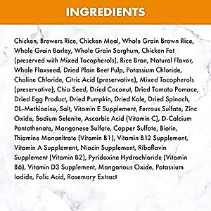 Nutro Natural Choice Adult Dry Dog Food, Chicken & Brown Rice Recipe Dog Kibble, 13 lb. Bag