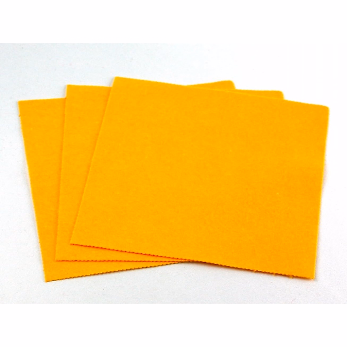 Minerva Crafts Sticky Back Self Adhesive Acrylic Felt Fabric 9" Square Sunflower Yellow - Each