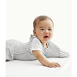 Love to Dream Swaddle UP Transition Bag Lite 0.2 TOG, You are My, Medium, 13-19 lbs, Patented Zip-Off Wings, Gently Help Baby Safely Transition from Being swaddled to arms Free Before Rolling Over
