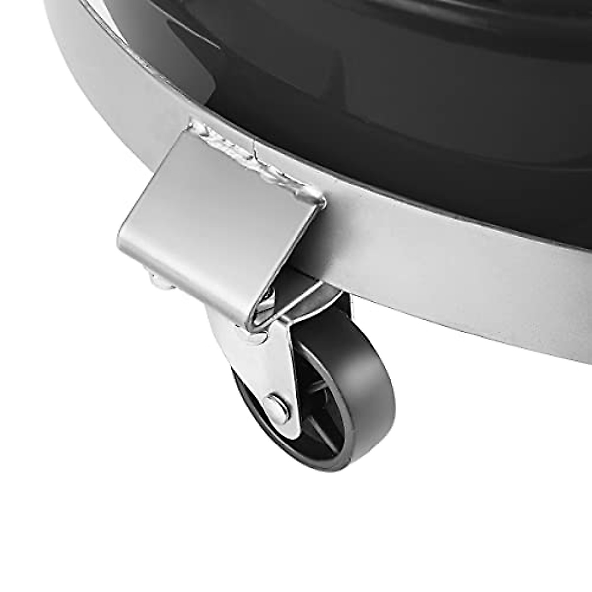 PENTAGON Tools 55-Gallon Drum and Garbage Can Dolly – Heavy-Duty Metal Dolly with Cross Braces and Caster Wheels – 1,000-Pound Capacity (Silver)