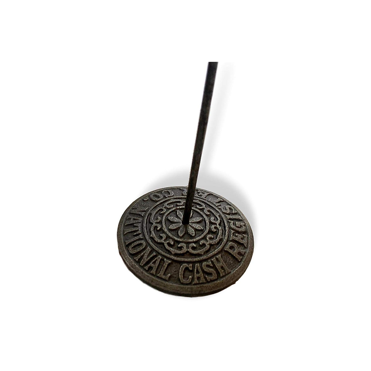Thorness Vintage cast Iron Cash Register Receipt Spike Paperweight | Desk Receipt Holder | Restaurant Paper Holder | Check Spike | Spindle Rod Bill Holder | Note Spike for Office Home Restaurant