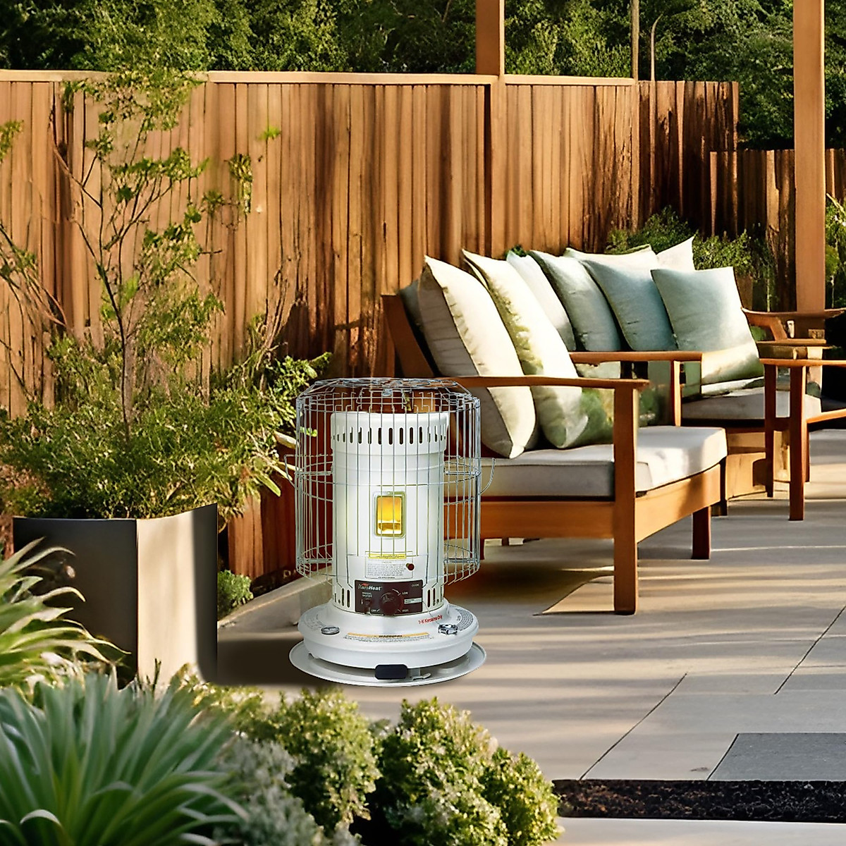 Sengoku HeatMate Portable Kerosene Indoor/Outdoor Space Heater for 1000 sq ft, 23,500 BTU