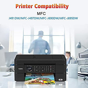 EBY LC3013 Compatible Ink Cartridge Replacement for Brother LC3013 LC-3013 LC3011 Ink Cartridges for Brother MFC-J497DW MFC-J895DW MFC-J491DW MFC-J690DW Printer (2 Black, 2 Cyan, 2 Magenta, 2 Yellow)