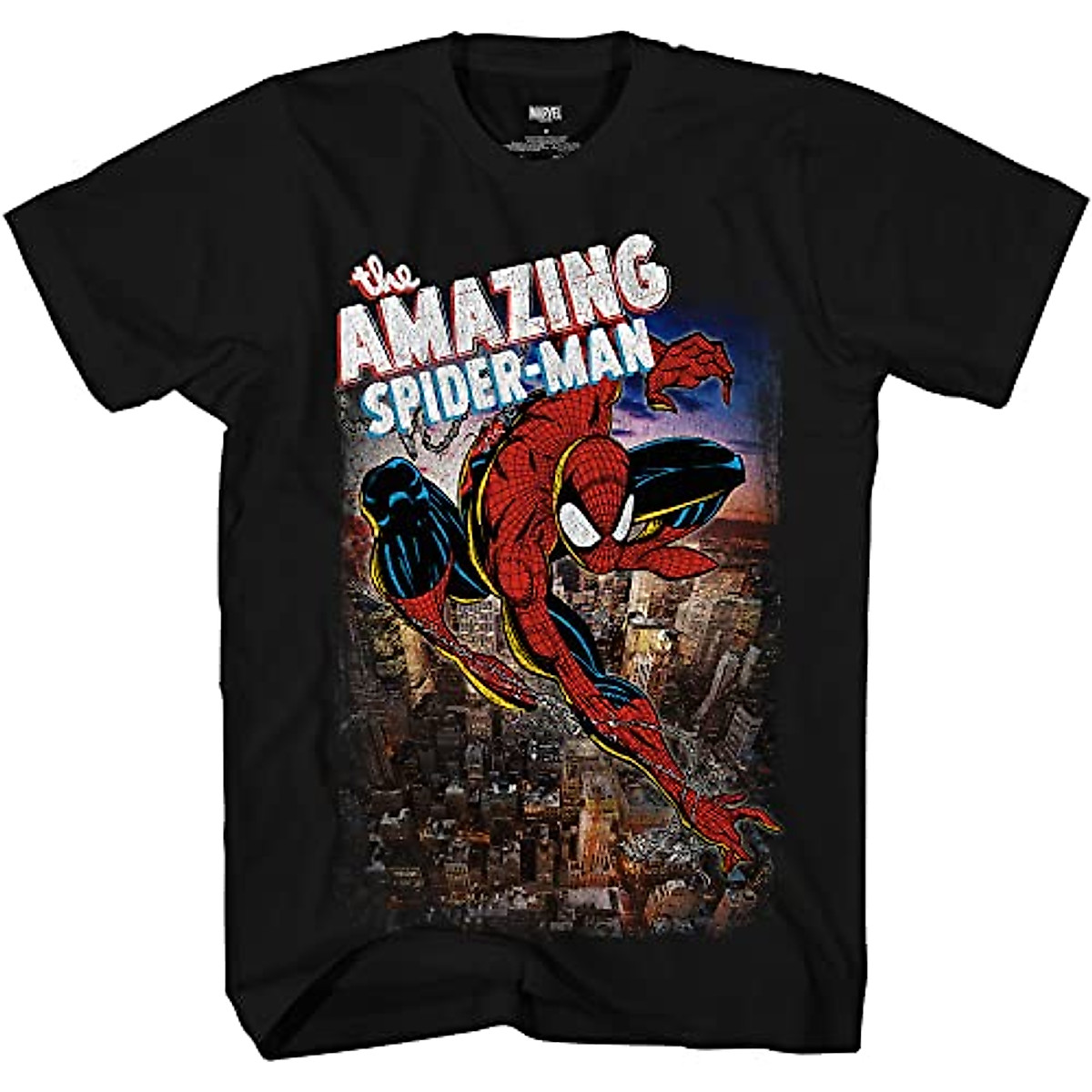 Marvel unisex adult T-shirt T Shirt, Black, X-Large US