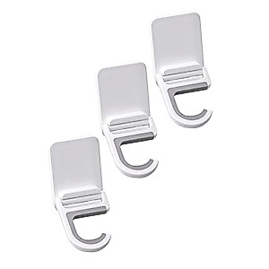 ADOCARN 3pcs Punch Free Kitchen Gardening Organizer Anti- Storage Holder Broom Hooks Bathroom Garden Hanger Mop Slip Mounted Holds and Hook Garage Self Wardrobe Self-Adhesive Laundry