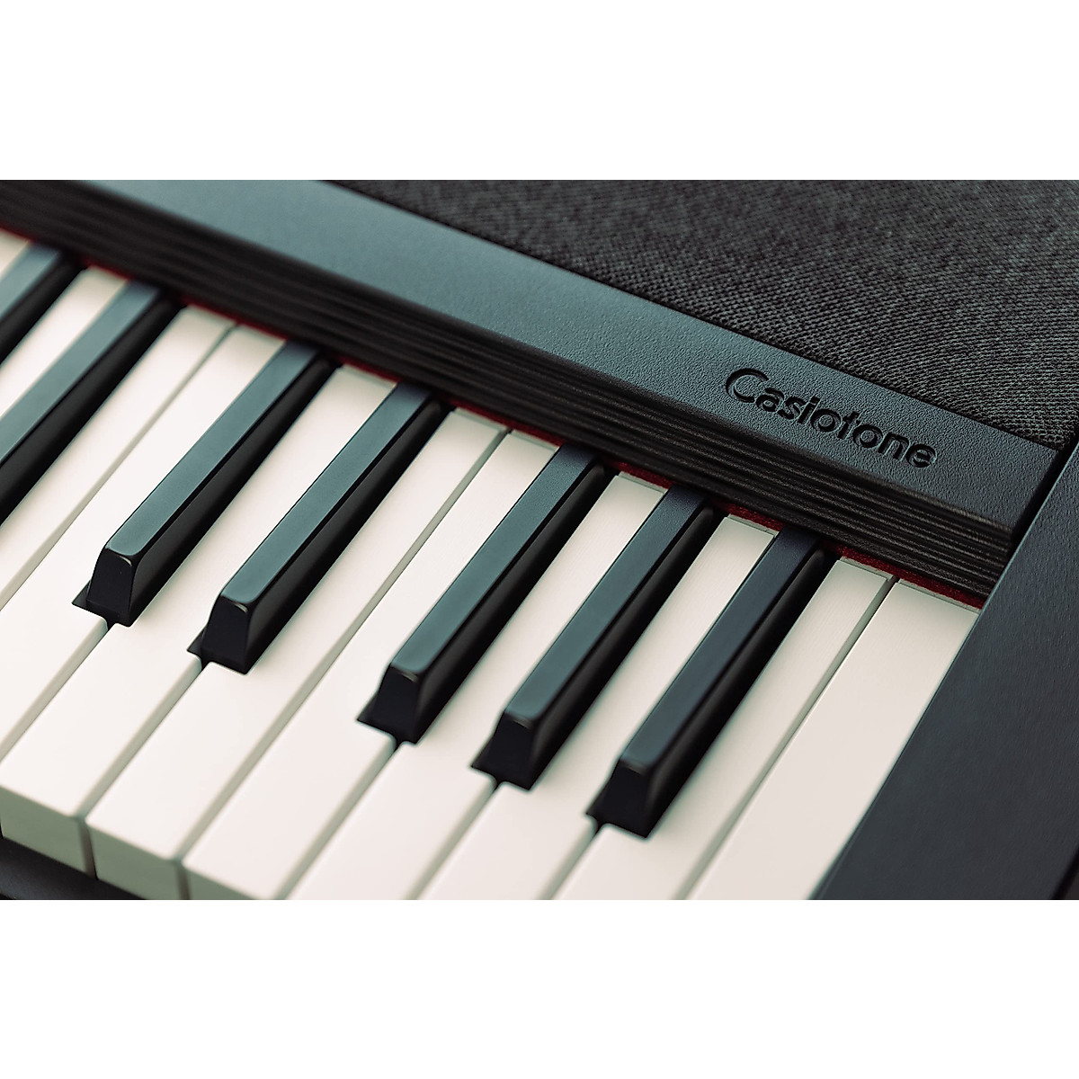 Casio 61-Key Portable Keyboard (CT-S1BK) and ChromaCast Double Braced X-Style Pro Series Keyboard Stand