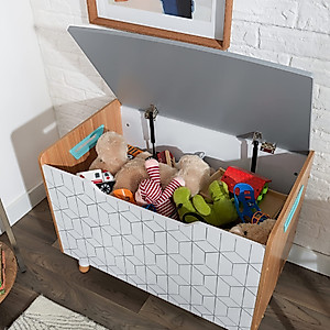 KidKraft Mid-Century Kid™ Toy Box, Gift for Ages 3+