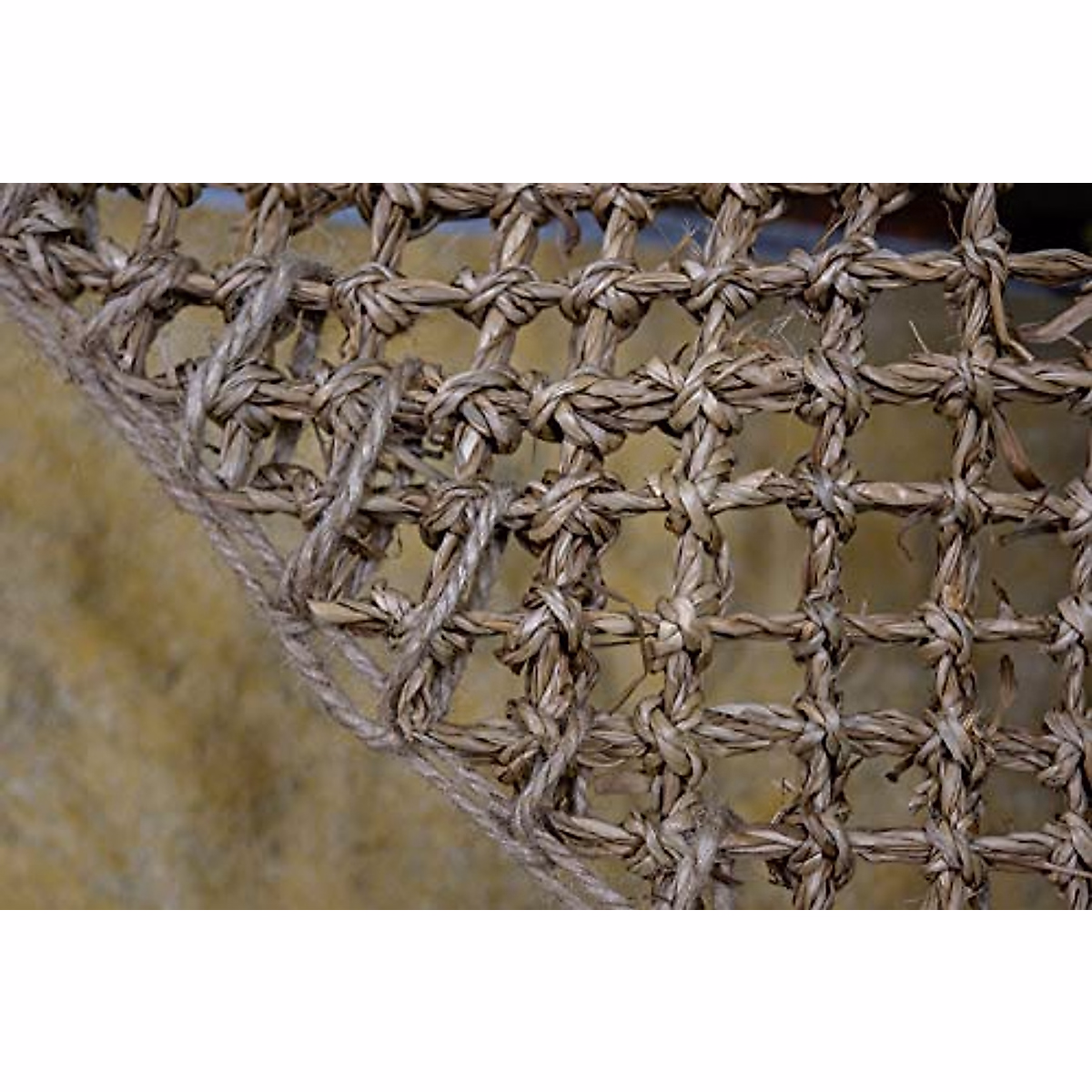 PENN-PLAX Reptology Lizard Lounger Corner Triangle – 100% Natural Seagrass Fiber – Great for Bearded Dragons, Anoles, Geckos, Iguanas, and Other Reptiles – Small