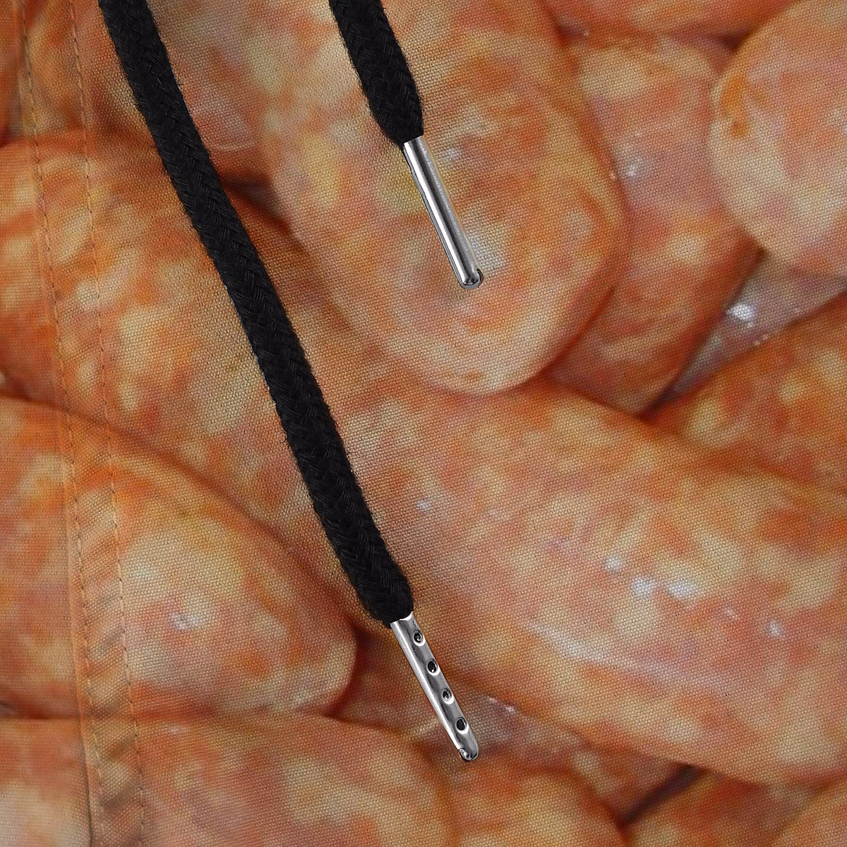 GDJGTA Men's Cool Swimtrunks Quick Dry 3D Food Sausage Printed Realistic Hawaiian Mesh Lining Beach Board Shorts with Pockets Yellow