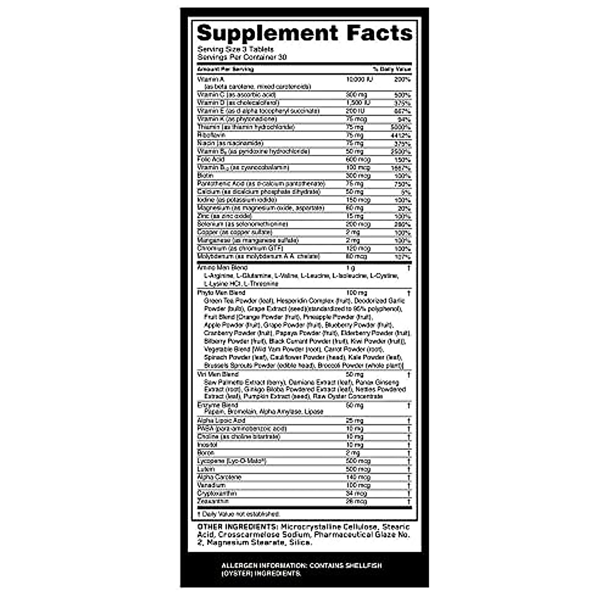 Optimum Nutrition Opti-Men Daily Multivitamin Supplement, 90 Count