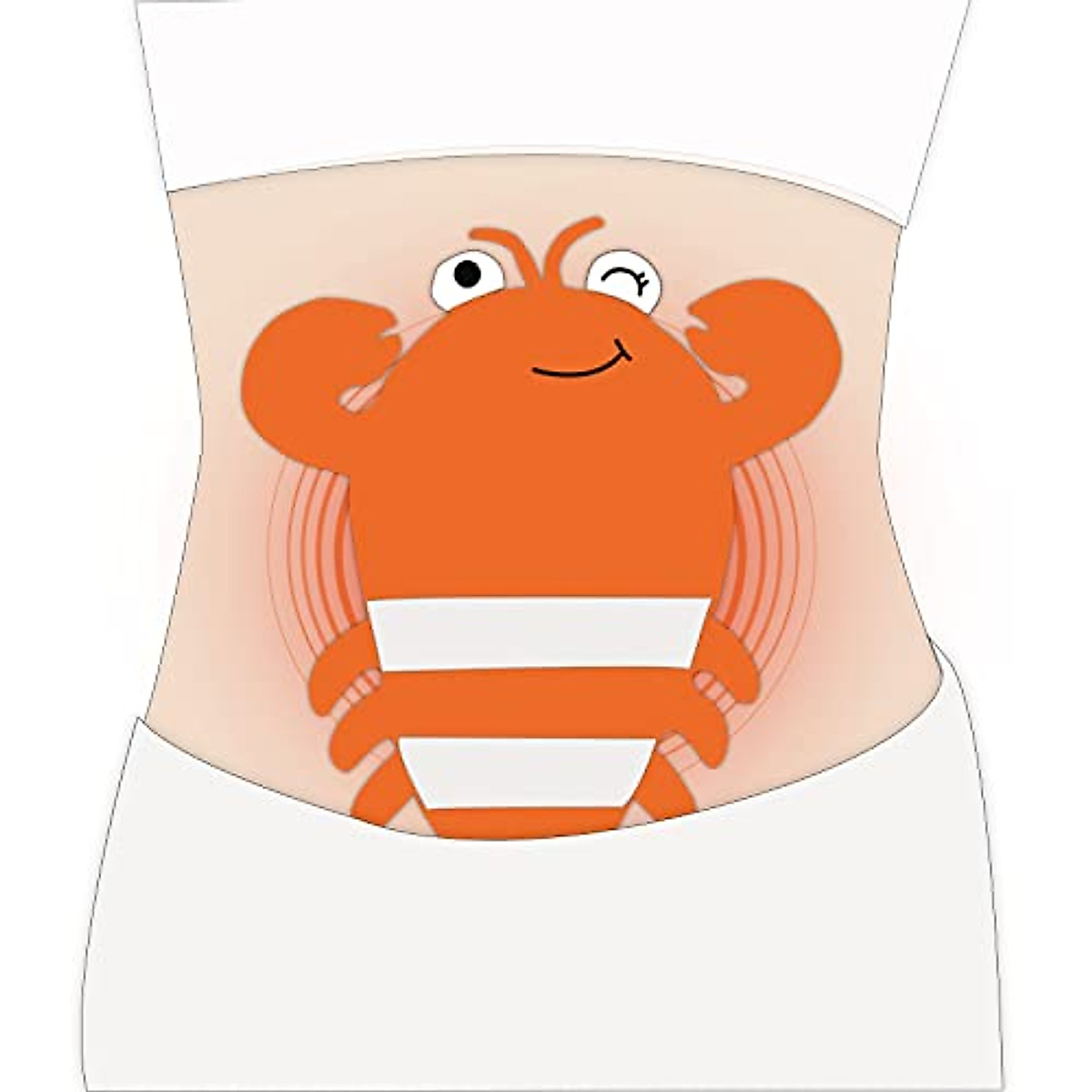 Infowush Microwave Wireless Heating Pad for Pain Relief,Lobster Plush Heating Pad with Removable Lavender Scented, Heatable Stuffed Animal,Hot Therapy for Cramps,Back,and Neck Orange