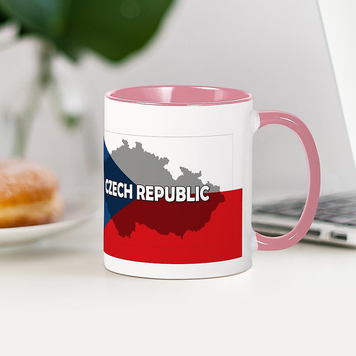 CafePress Czech Republic Flag Extra Mug Ceramic Coffee Mug, Tea Cup 11 oz