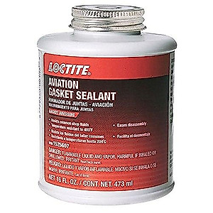 Loctite 1525607 Aviation Gasket Sealant 16oz Brush Top Can, 1 Pack