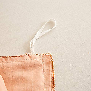 YFISAN Bohemian Duvet Cover Set Queen Size Orange Full Boho Comforter Cover Set Western 3 Pieces Geometric Lightweight Soft Breathable Farmhouse Bedding Duvet Cover Set White (Style 4, Queen，90"x90")