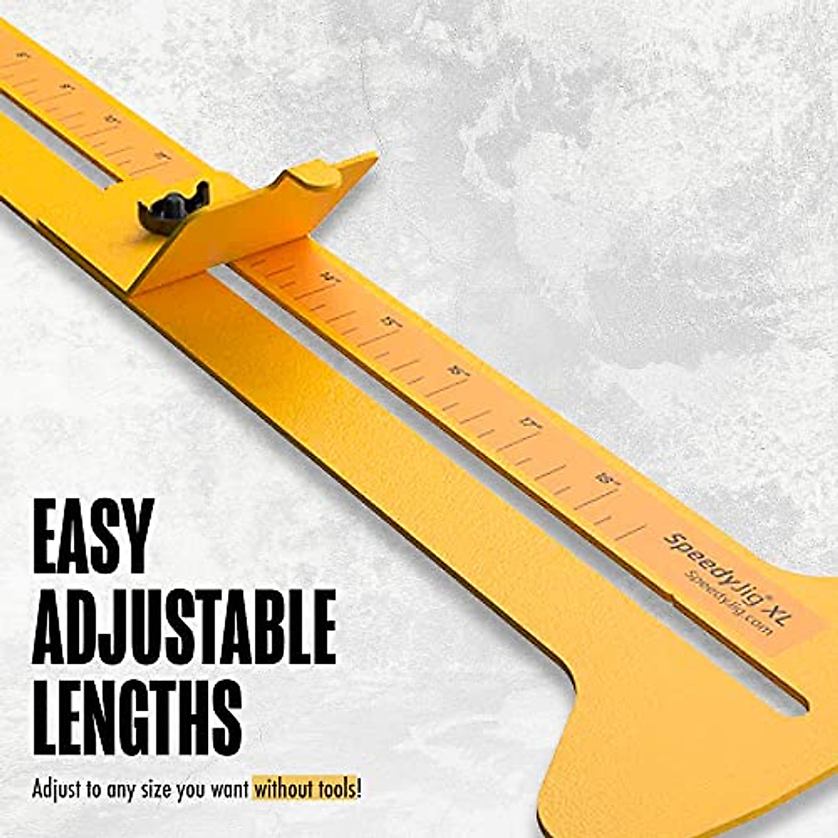 SpeedyJig XL Paracord Bracelet Kit & Jig | Adjustable Frame | Craft 4” to 18” Survival Bracelets, Jewelry, Keychains | Craft Idea for Adults & Children | Includes Cords & Buckles | USA Made