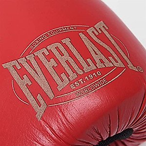 Everlast P00001707 1910 Classic Training Glove Red 14OZ