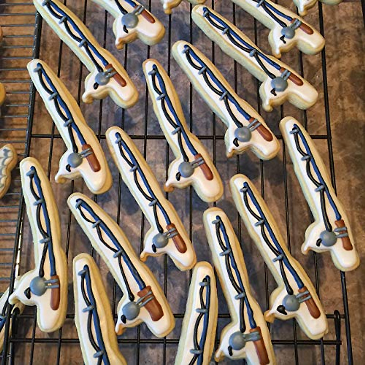 Fishing Cookie Cutter 6 Piece Set from The Cookie Cutter Shop - Fishing Pole, Bobber, Trout, Salmon Cookie Cutters – Tin Plated Steel Cookie Cutters