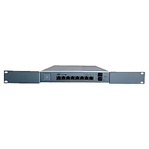 UniFi US-8-150W Ear - RACKIDEA | RI-UB8RMBA | Rack Mount Brackets(Ear) for UniFi Switch 8 Port 150W / Edge Switch 8 Port