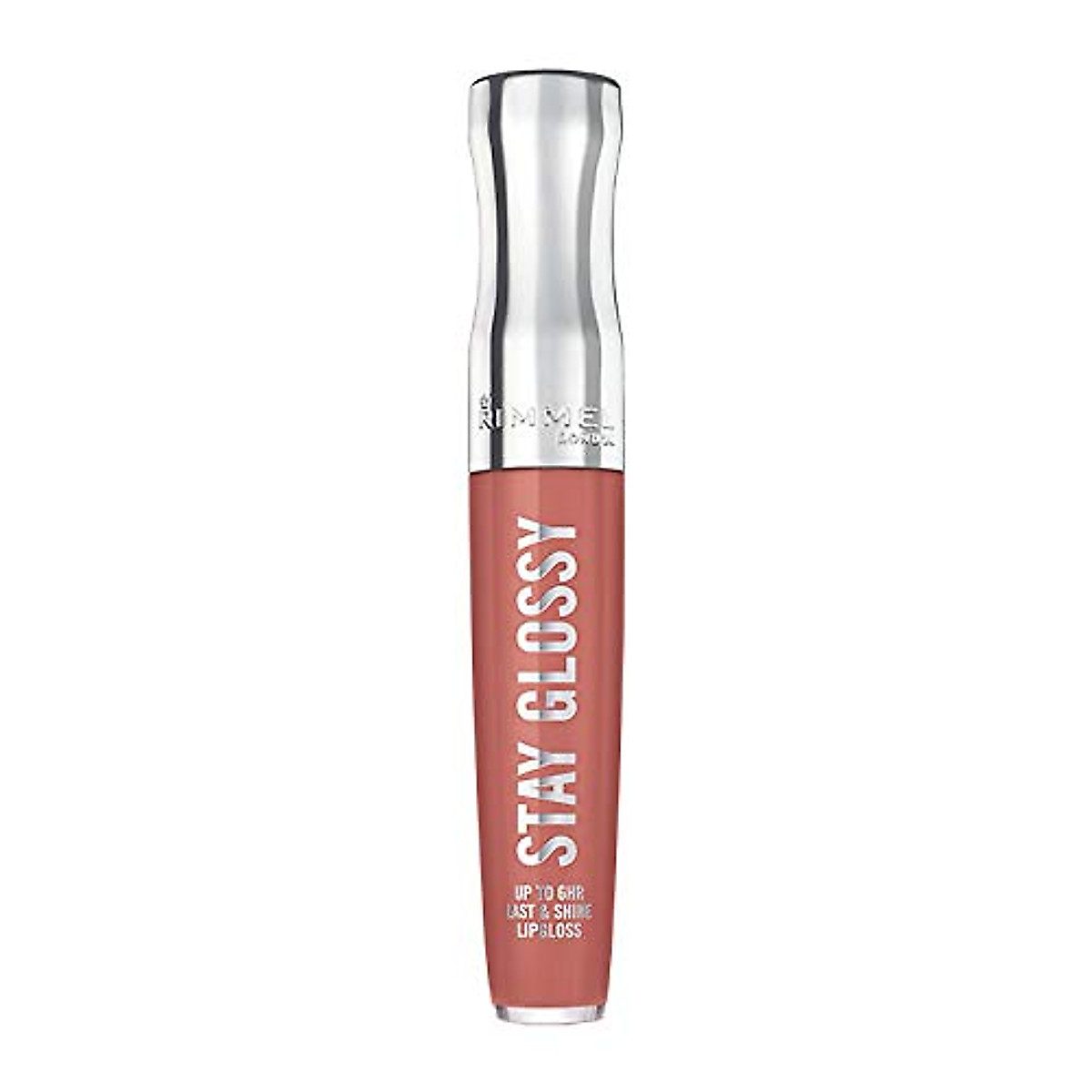 Rimmel Stay Glossy Lip Gloss - Non-Sticky and Lightweight Formula for Lip Color and Shine - 135 Sippin, .18oz