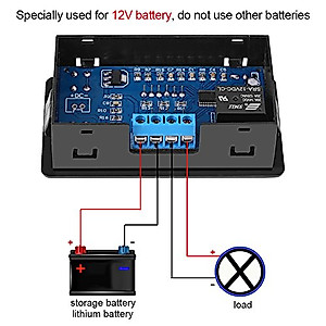 12V Battery Low Voltage Cut Off Switch, Electronic Controller Protection Undervoltage Controller Turn Off The Power Load
