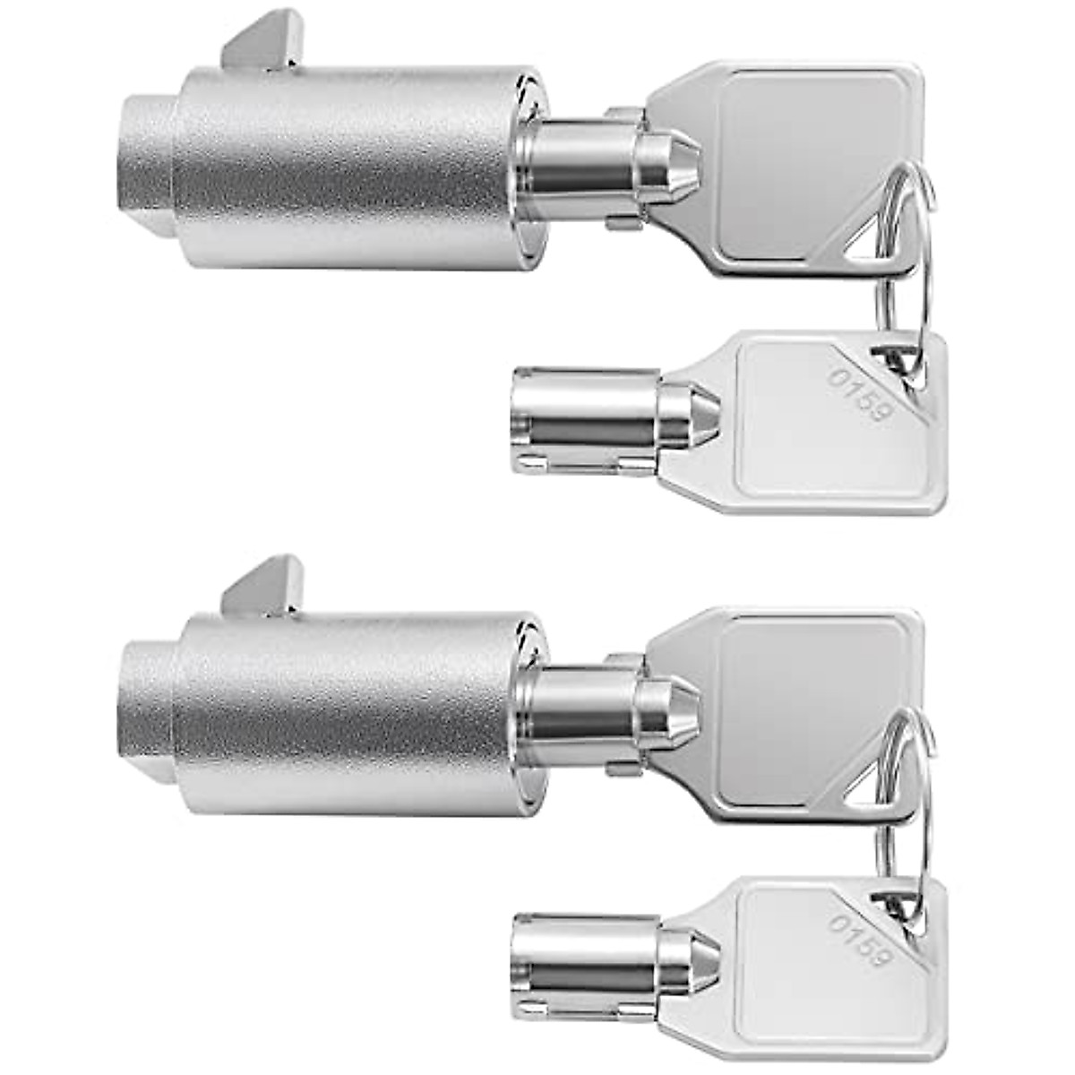 WOOCH Vending Machine Locks - Keyed Alike - Coke Machine Snack Machine Candy Machine Soda Machine Lock (2 Pack)
