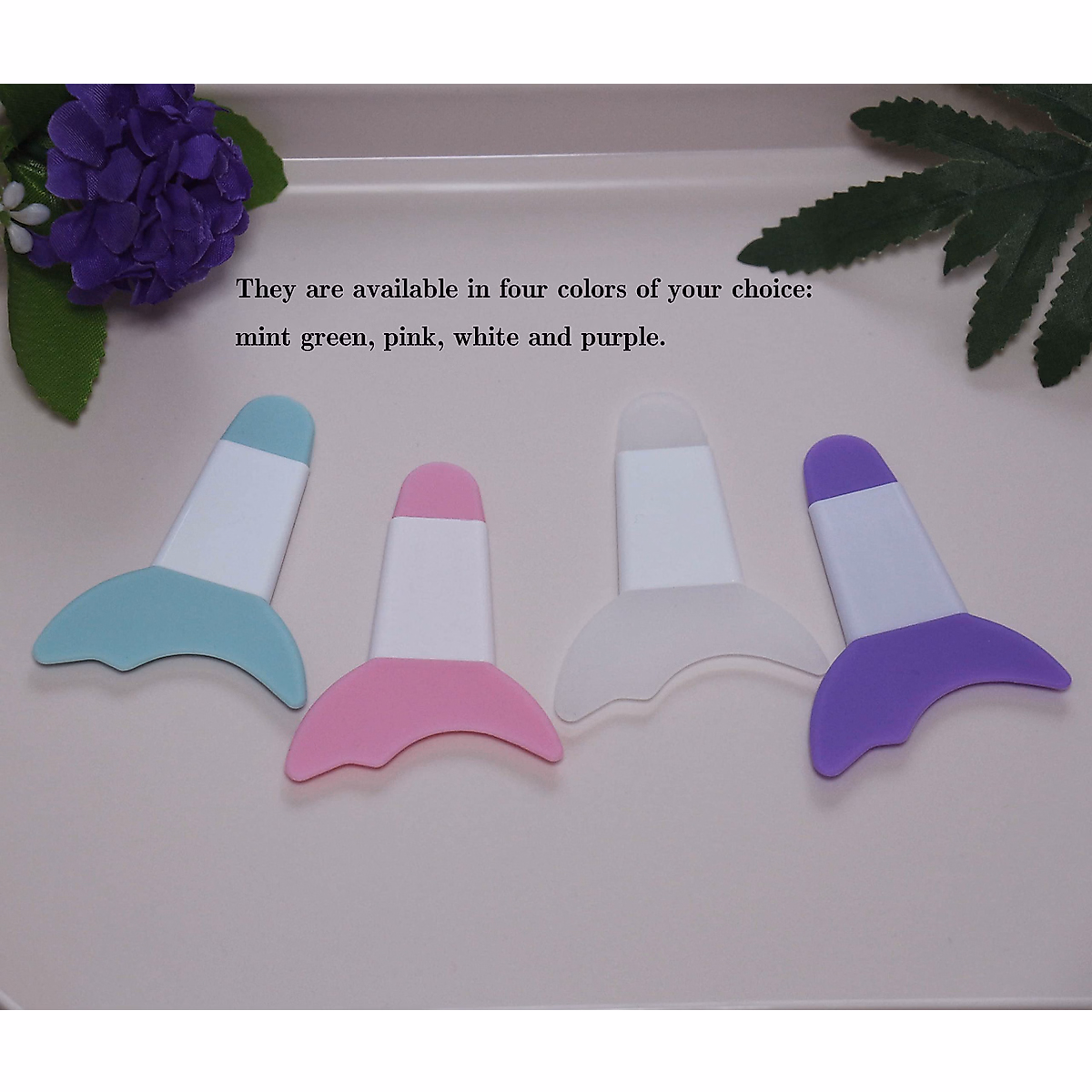 LORMAY 2 Pcs Mascara and Eye Shadow Guard Shield, Auxiliary Multifuntion Tool Pad for Eyelash and Cat Eyes Makeup (Pink)