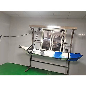 LIBOSULV Kayak Hoist Lift Systems for Kayaks, Canoes, Surfboards, Bikes or ladders. Kayak Suspension Hoist Pulley Garage Storage for Bicycle