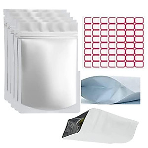 Premium Mylar Bag 1 GALLON - Thick 9.4 Mil 10"X14" Airtight Vacuum Sealing Sealable Mylar Bags for Long Term Food Storage - Odor Free Heat Resistant - Light and Moisture Proof Fresh Saver Packs 30PCS