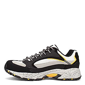 Skechers Men's Stamina ST Athletic Style Industrial Shoe, Black Grey, 10.5