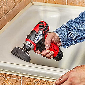 ACDelco G12 Series 12V Cordless 3" Mini Polisher Tool Set with 2 Li-ion Batteries, Charger, and Accessory Kit, ARS1212