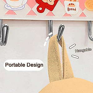 Cute Pencil Case Zipper Pouch Canvas Stitch Soft Fabric Big Capacity Bag With Compartments Little Bear Pattern Kwaii Office School Stationary Supplies for Kids Girls Boys Adults