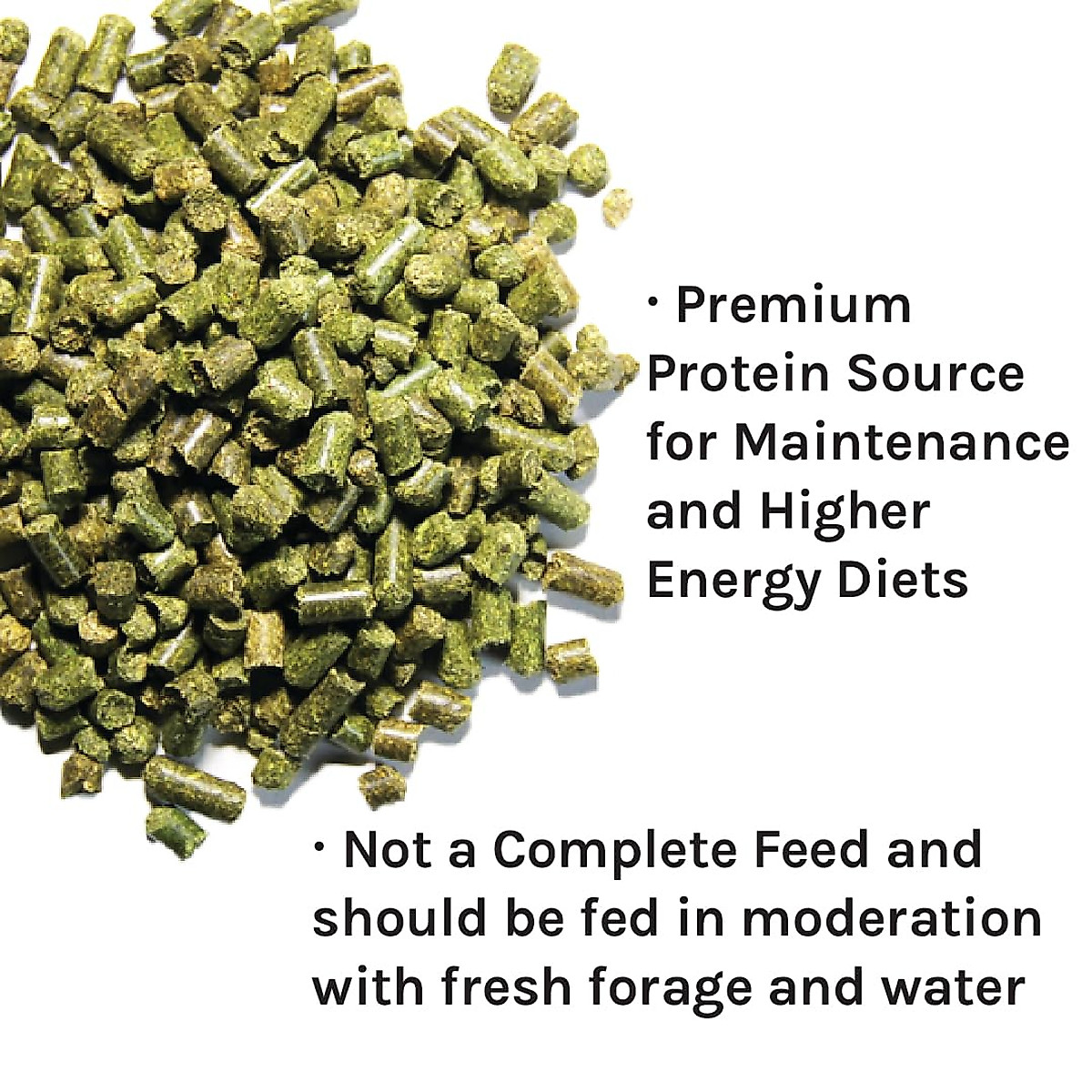 New Country Organics | Alfalfa Pellets for Livestock | Certified Organic and Non-GMO | 50 lbs