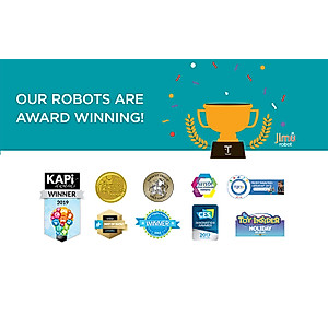 UBTECH JIMU Robot Competitive Series: Champbot Kit/ App-Enabled Building & Coding STEM Robot Kit (522 Pcs) from Robotics , Blue