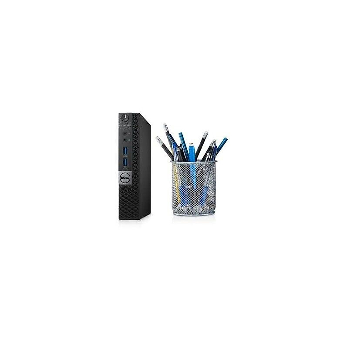 Dell OptiPlex 5060 Micro Intel Core i3-8100T 3.1GHz, 8GB RAM, 512GB SSD, Windows 11 Pro 64bit 24" LCD (Renewed)