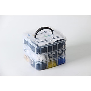 Automotive Clips Retainer Clips Fastener Car Door Panel Fastener Plastic Clips for Cars 500Pcs Sets