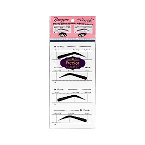 10Pcs Eye Brow Stencil Eyebrow Stencils Adhesive Eye Brow Shaping Stickers Makeup Beauty Tools for DIY Grooming