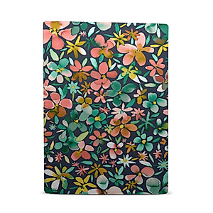 Head Case Designs Officially Licensed Ninola Colourful Petals Green Assorted Vinyl Faceplate Sticker Gaming Skin Decal Cover Compatible with Sony Playstation 5 PS5 Digital Edition Console