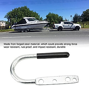 Longzhuo Trailer Coupler Handler Steel Lift Handle Coupling Connector Hand Handle for 2x2in 2x1/2in 2x3in Trailer Coupler