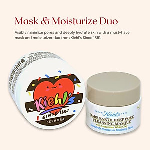 Kiehl's Mask & Moisturize Duo - Rare Earth Deep Pore Cleansing Masque and Ultra Facial Cream