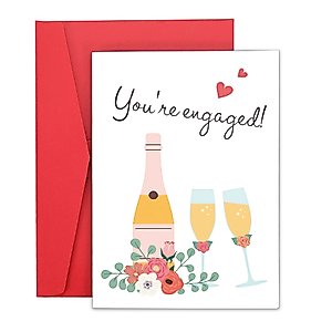 Engagement Gifts for Couples Engagement Card Engagement Gifts for Her Bridal Shower Card Gifts for Newly Engaged Couples Bride to Be Gifts Engagement Party Gift Happy Engagement Gifts After Ever Happy