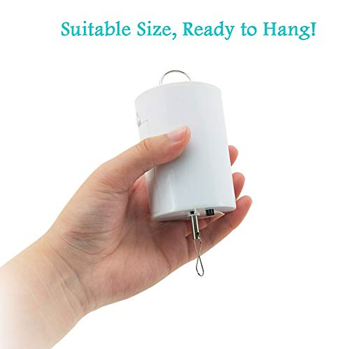 Fonmy Hanging Display Motor with Remote for Wind Spinner Ornament Hanging Decor Wind Chimes Baby Crib Mobile Battery Operated Motor-10 RPM Low Speed