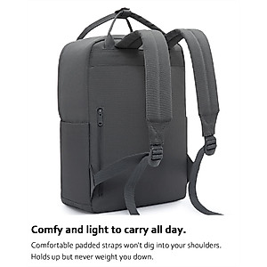 HotStyle DAYBREAK Casual Backpack, Stylish for School, Travel & College, Charcoal