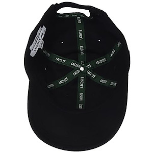 Lacoste Mens Organic Cotton Twill Cap, Agate Chine, One Size