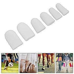YLSZHY 8pair Gel Toe Protector,Silicone Toe Sleeves Pad,Toe Cushion Tube Finger Sleeve,Relief Toe Pressure Pain,Reduce Friction,Corn and Calluses Remover