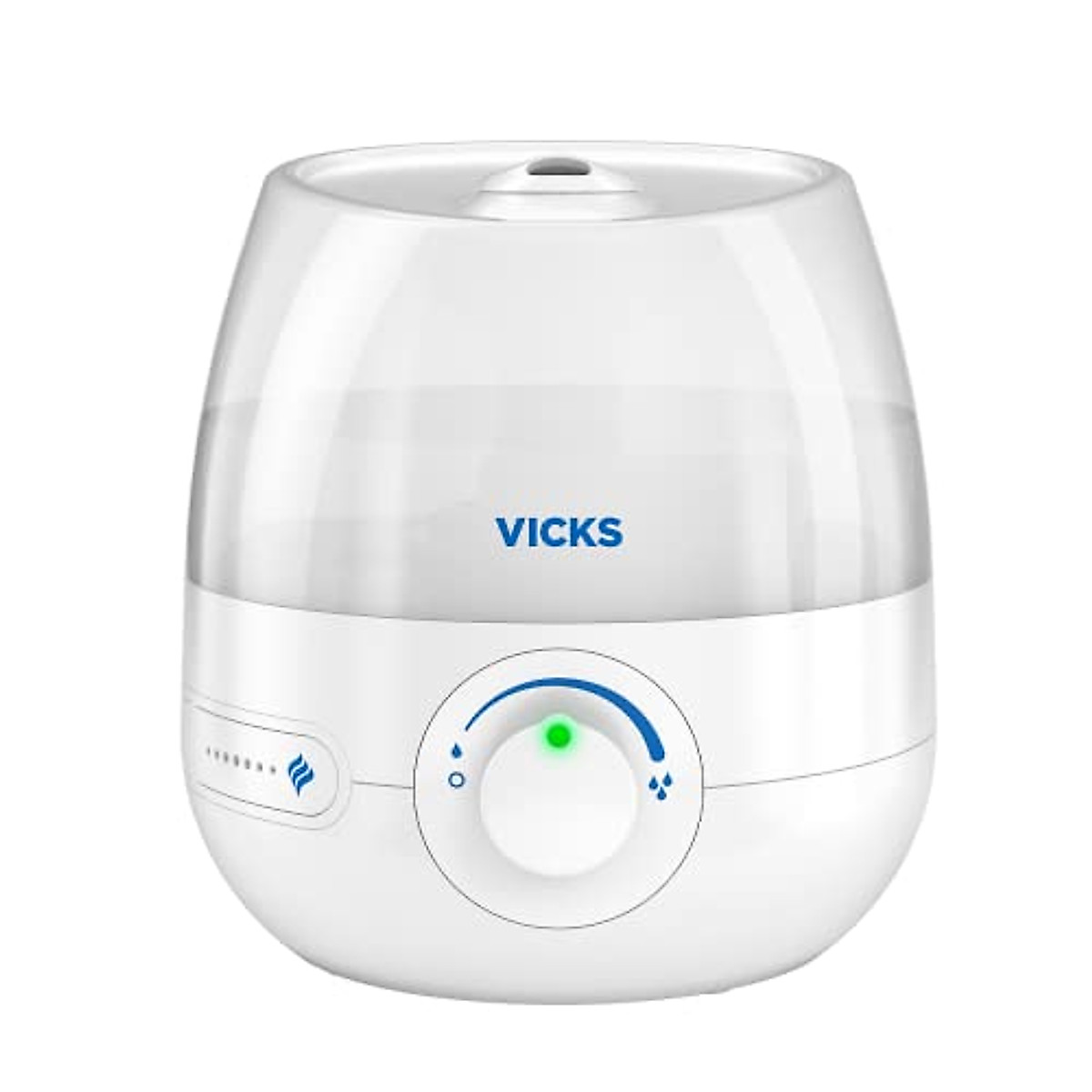 Vicks Mini Filter Free Cool Mist Humidifier, Small Room – Variable Mist Control – Works with Vicks VapoPads