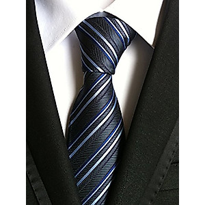 WeiShang Lot 6 PCS Classic Men's Tie Necktie Woven JACQUARD Neck Ties